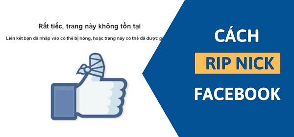 RIP nick Facebook là gì ? Hướng dẫn cách Rip, Khoá nick FB nhanh nhất ...